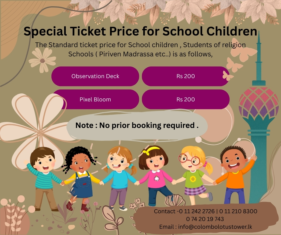 Tickets - Lotus Tower Colombo
